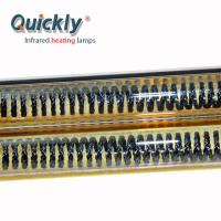 China 220V 2000W Carbon Infrared Emitter Golden Different Substrate Coating for sale