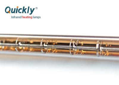 China Gold Finish Short Wave IR Heater 1200w For Solar Tabber And Stringer Machine for sale