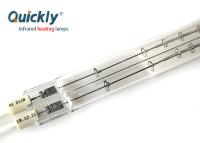 China Twin Tube Short Wave IR Heater Infrared Halogen 380V 11kw For PV Solar Industry for sale
