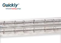China Twin Tube Short Wave IR Heater Infrared Halogen 380V 11kw For PV Solar Industry for sale