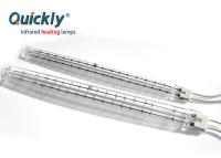 China Twin Tube Infrared Halogen Heater Lamps 80V 1670w For PECVD Furnace for sale