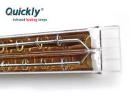 China 250w Quartz Halogen Infrared Heaters 24V For Scientific Applications for sale
