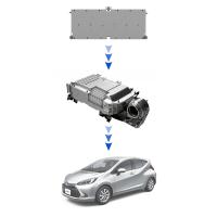 China 2017 Toyota Yaris Hybrid Battery Replacement Ni-MH 7.2V 6.5AH Prismatic Hybrid Car Battery Pack for sale