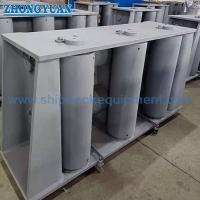China CB 3062 Type D Seven Tube Rollers Universal Fairleads with Upper Roller Ship Towing Equipment for sale