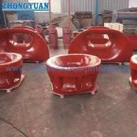 China JIS F 2030 Bulwark Mounted Chock For Single Point Mooring Ship Towing Equipment for sale