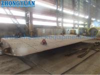 China Fabricated Steel Flap Type Rudder Blade Marine Hydraulic Steering for sale