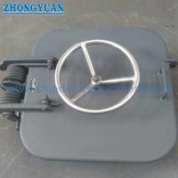 China CB/T 3728 C Quick Action Weathertight Small Steel Hatch Cover Open Both Sides Marine Outfitting for sale