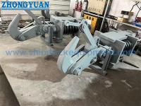 China 400KN Manual Release Spring Type Marine Towing Hook Ship Towing Equipment for sale