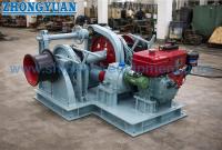 China 38mm Diesel Engine Driven Marine Anchor Windlass for Ship Deck | Double Gypsy Windlass for sale
