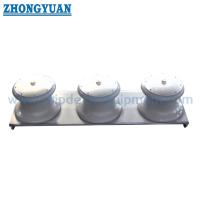 China 100–450mm Open Type Casting Steel Roller Fairlead with Foundation for Ship Mooring for sale