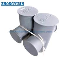 China Steel Pipe Fabricated Marine Cross Bitt | JIS F 2804-1976 Ship Mooring Bitt for sale