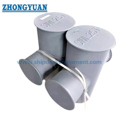 China Steel Pipe Fabricated Marine Cross Bitt | JIS F 2804-1976 Ship Mooring Bitt for sale