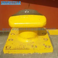 China 10–200T T-Head Dock Bollard for Wharf Mooring | Cast Steel or SG Iron with Anchor Bolts for sale