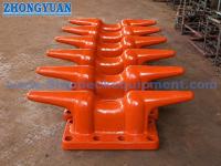 China Bolted Mooring Kevel for Inland Vessels | Cast Metal Deck and Bulwark Type (GB 2026) for sale