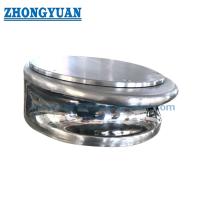 China Polished Stainless Steel Button Chock | Mirror Polished Mooring Rope Guide for Inland, Yacht and Workboat Mooring for sale