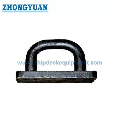 China Welded Marine Oval Eyeplate for Shipboard Connections | JIS F 3410-1999 Type D for sale