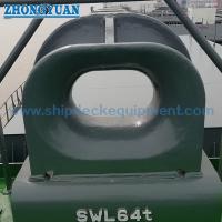 China Deck-Mounted Cast Steel Mooring Chock | DIN 81915 Type C, SWL 10 to 320 kN for sale