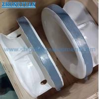 China Bulwark Mounted Cast Steel Mooring Chock | ISO 13713 Type B for Ship Mooring for sale