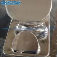 China 6-Inch Polished Stainless Steel Fixed Towing Chock for Inland Barges and Workboats for sale