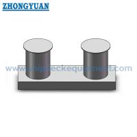China Double Bitt Bollard with Insert Base for Ship Mooring and Towing GB/T 554 Type B for sale