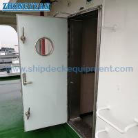 China Single-Leaf A-60 Fire-Rated Marine Door | Hinged Steel Door for A-Class Bulkheads for sale