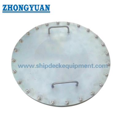 China GB 11628 Type C Flush Multi-Bolt Marine Manhole Cover | 450 & 600 mm Cleanout Access for sale