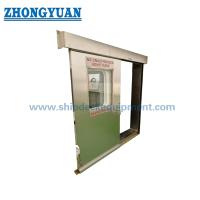 China Sound-Reducing Stainless Steel Wheelhouse Sliding Door | Manual Weathertight Marine Bridge Door (CBM 2055-82) for sale