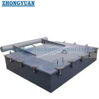 China Small Weathertight Steel Hatch with Wing-Nut Closures | Storage and Dry Cargo Hold Access (ISO 5778) for sale