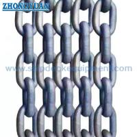 China MIL-C-22521C Open Link Coast Guard Buoy Mooring Chain | 13–48 mm Studless Welded Chain for sale