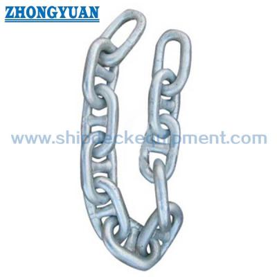 China Hot-Dip Galvanized Stud Link Anchor Chain | Grade 2 & Grade 3 for Marine Anchoring for sale