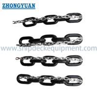 China Marine Hatch Cover Pull Chain | 11-30 mm Welded Drag Chain for sale