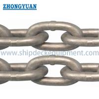 China Norwegian Standard Welded Round Link Chain for Marine and Industrial Applications for sale