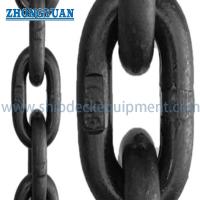 China British Standard Long Pitch Link Chain | Cranked Link Chain for Industrial & Marine Applications for sale