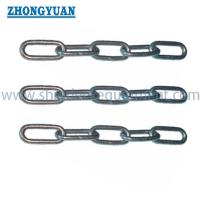 China DIN 763 Long Link Chain | Tested Non-Calibrated German Standard Chain for Marine and Industrial Use for sale
