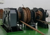 China 5–500kN Electric Mooring Winch for Ship Deck | Single Drum with Warping Head for sale