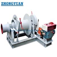 China Diesel Engine Driven Anchor Winch with Single Drum Single Warping End for sale