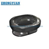 China Bulwark Mounted Mooring Chock JIS F 2007 Type A | Oval Opening Cast Steel Rope Guide for sale