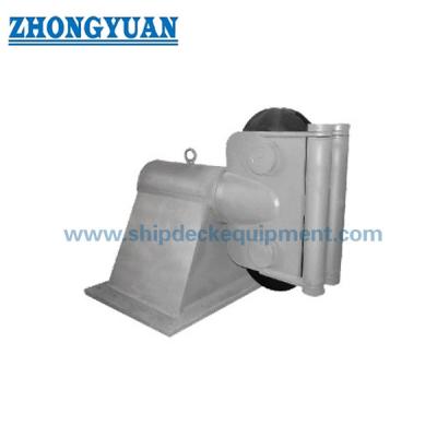 China 20–76mm 360° Swivel Head Fairlead | Rotating Casting Steel Fairlead for Ship Mooring & Towing for sale