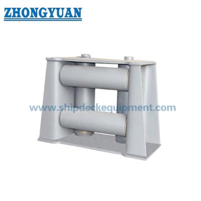 China 100–320mm Four Roller Universal Fairlead | CB/T 3062 Type B Multi-Directional Mooring Fairlead for Ship Deck for sale