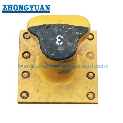 China 5–100T Cast Steel T Head Bollard for Port & Dock Mooring for sale