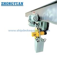 China Single Beam Pump Room Explosive Proof Electric Trolley Crane Hangar Crane Ship Deck Equipment for sale