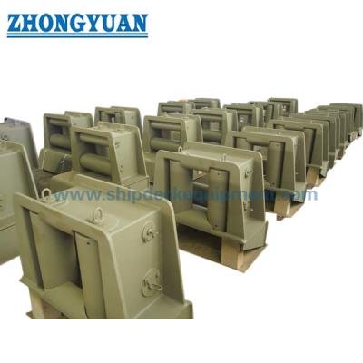 China ISO 13733 Type 4R 4 Rollers Universal Fairleads With Upper Roller Ship Towing Equipment for sale