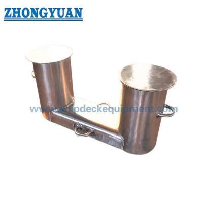 China DIN 82607:1995-1 Stainless Steel Double Bitt Bollard Ship Towing Equipment for sale
