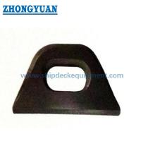China JIS F 3410 Type A & B Mild Steel Forging Steel Oval Eyeplate Ship Mooring Equipment for sale