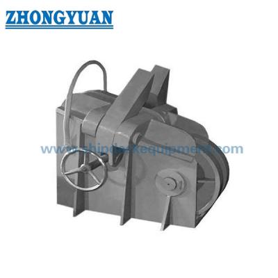 China CB/T 178 B Casting Screw Bar Type Anchor Chain Stopper for 50-102mm Chain Ship Mooring Equipment for sale