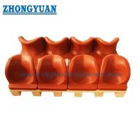 China 150–400mm Deck Mounted Open Chock | JIS F2006 Casting Steel Fairlead for Small Vessel Mooring for sale