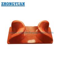 China 150–400mm Deck Mounted Open Chock | JIS F2006 Casting Steel Fairlead for Small Vessel Mooring for sale