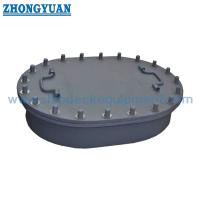 China JIS F 2304 Type A Raised Multi Bolt Oval Manhole Marine Outfitting for sale