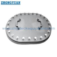 China JIS F 2304 Type B Flush Multi Bolt Oval Manhole Marine Outfitting for sale