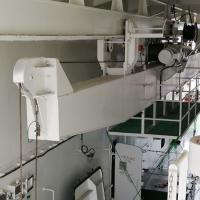 China Two Hooks Horizontal Gantry Provision Crane Ship Deck Equipment for sale